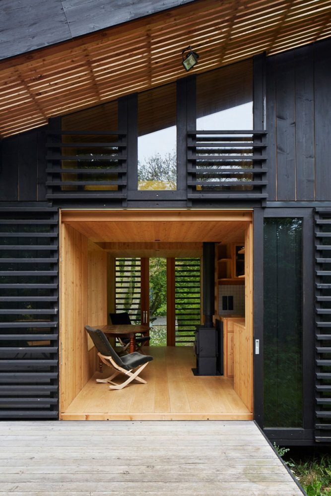 arba designs a 20sqm house to inhabit a french garden in normandy