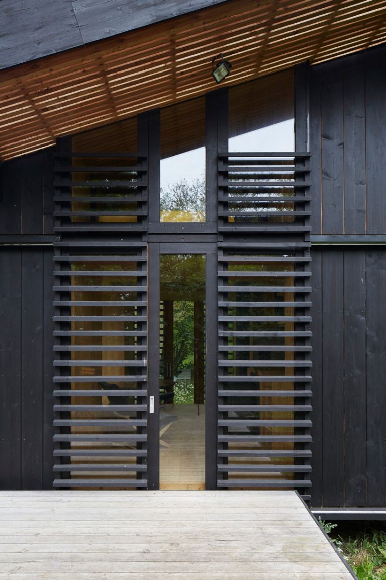 arba designs a 20sqm house to inhabit a french garden in normandy