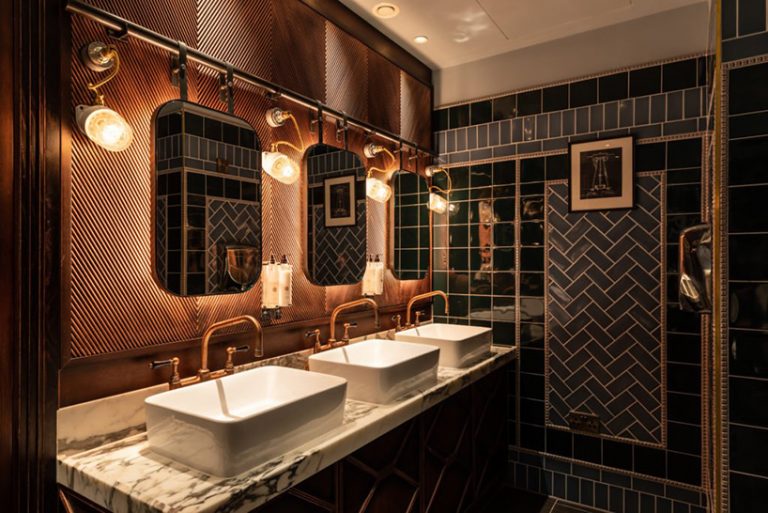 ellis design studio adds art deco elements within industrial, electric ...