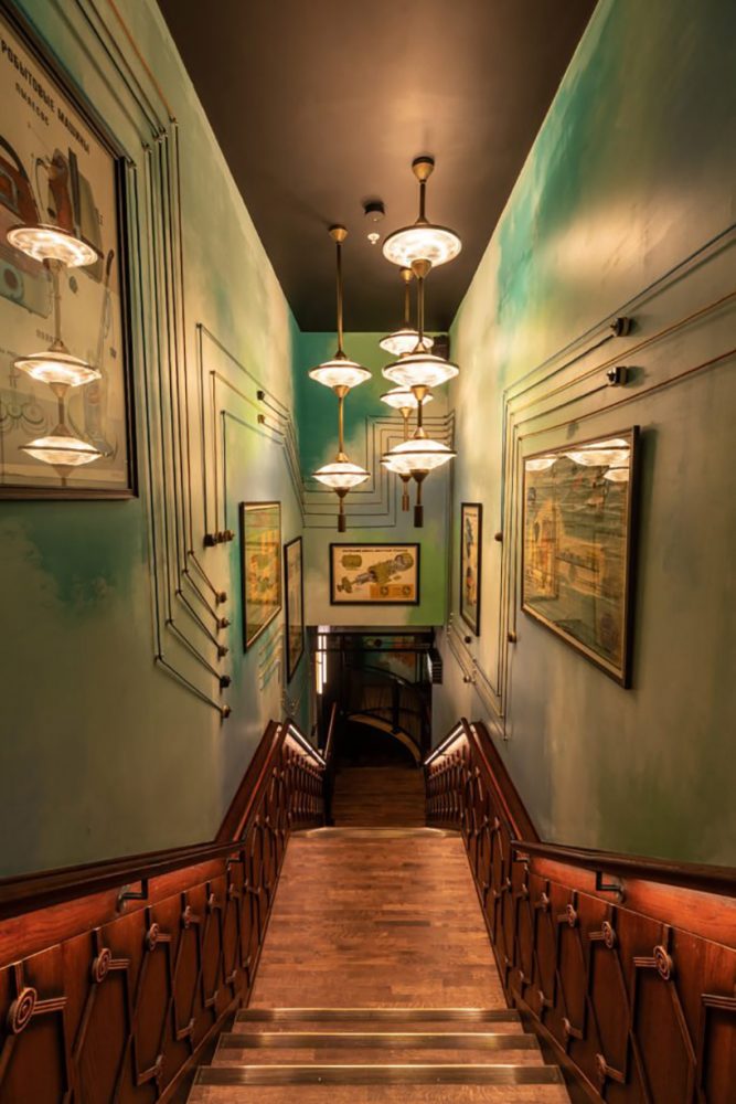 ellis design studio adds art deco elements within industrial, electric ...