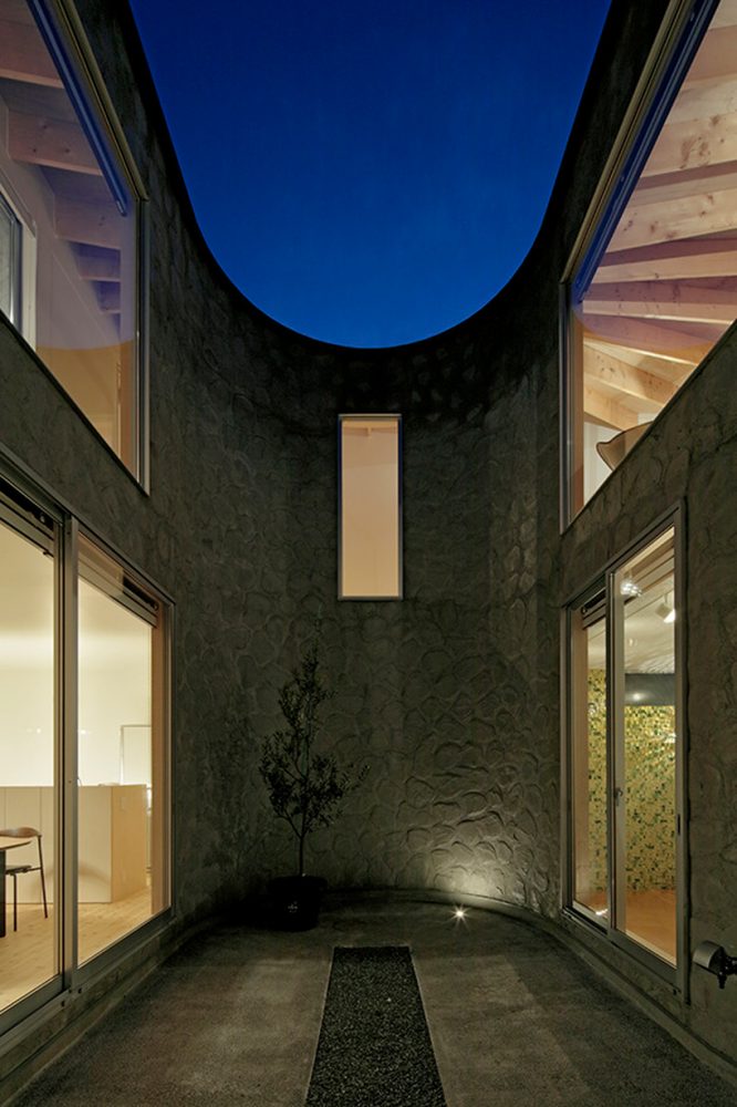 house + dance studio by international royal architecture in japan