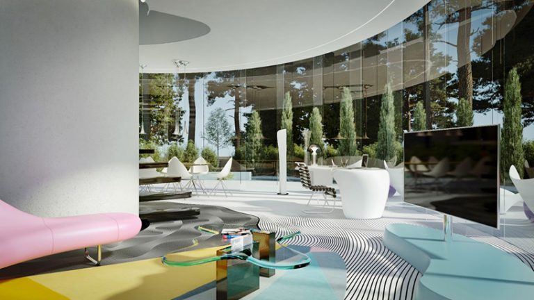 karim rashid's dream house is a futuristic yet economical house in the ...