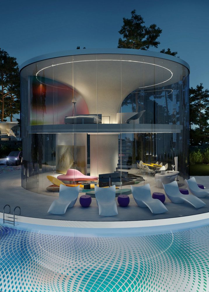 karim rashid's dream house is a futuristic yet economical house in the ...