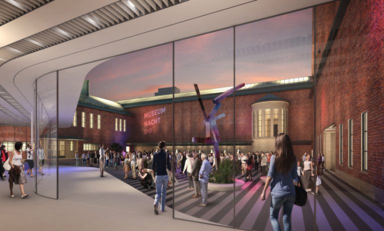 mecanoo introduces transparent wing to museum boijmans van beuningen in ...