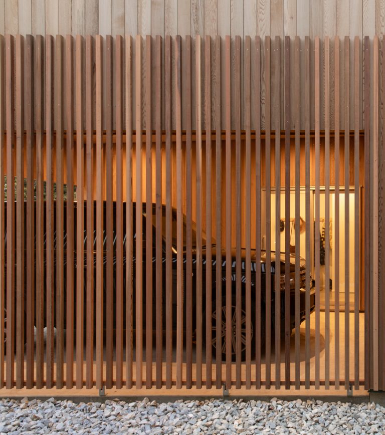 red architecture references japanese culture for 'shibui house' in new ...