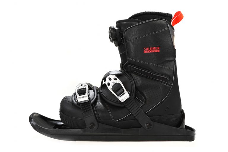 turn your shoes into mini skis with snowfeet, a combination of skis and ...