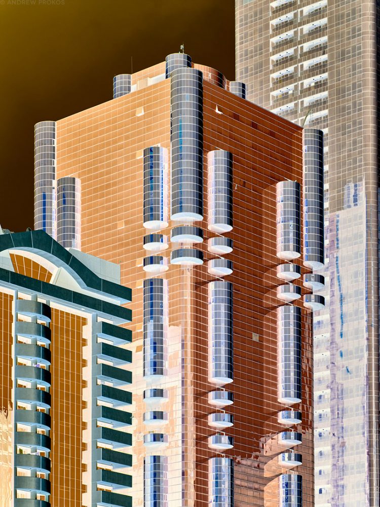 andrew prokos transforms UAE cityscapes into 'inverted' color fields