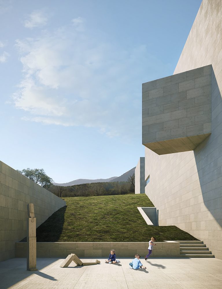 álvaro siza, castanheira, and jun sung kim propose 'kansong art museum'