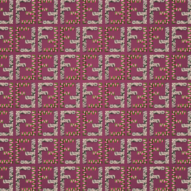 raku inoue crafts iconic fashion brand patterns from bright flower ...