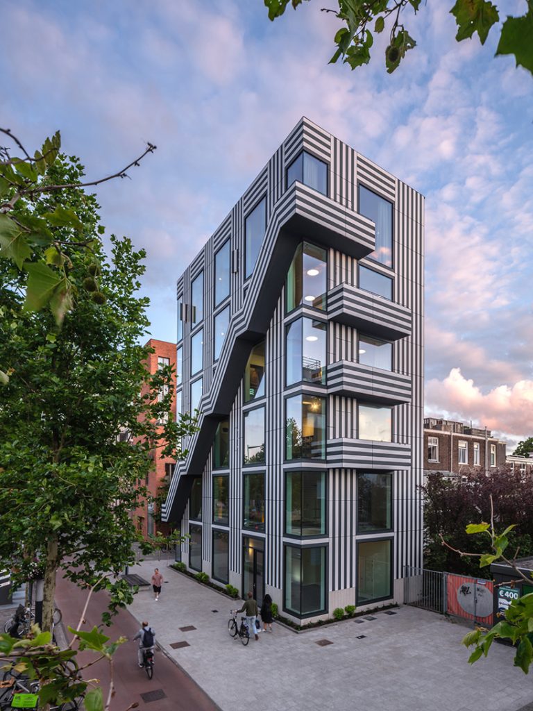 graphic studio thonik presents its first work of architecture in amsterdam