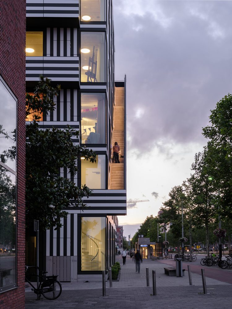 graphic studio thonik presents its first work of architecture in amsterdam