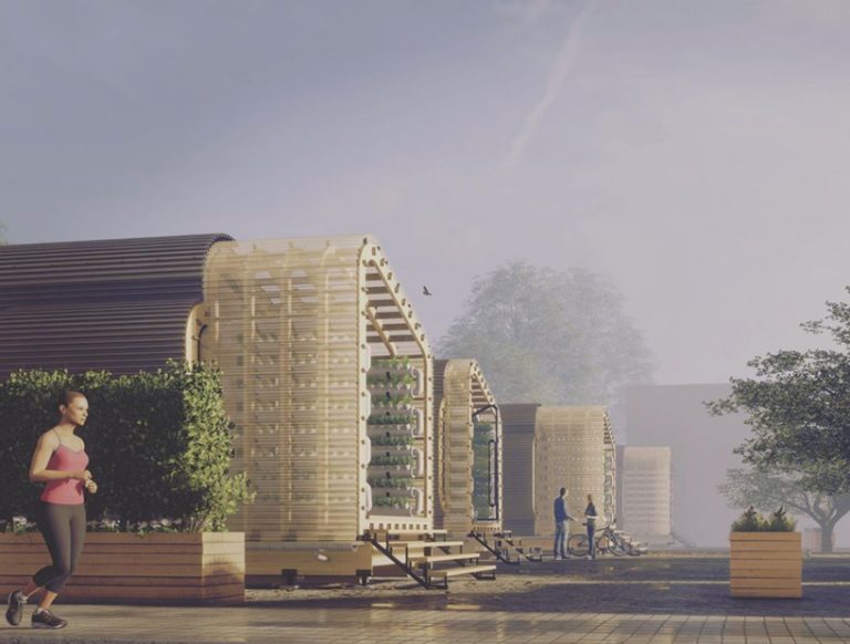 'shifting nests' by bla design group are sustainable, prefab micro ...