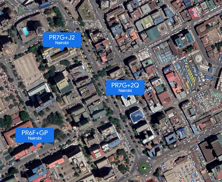 google's plus codes set a digital address for every location in the world