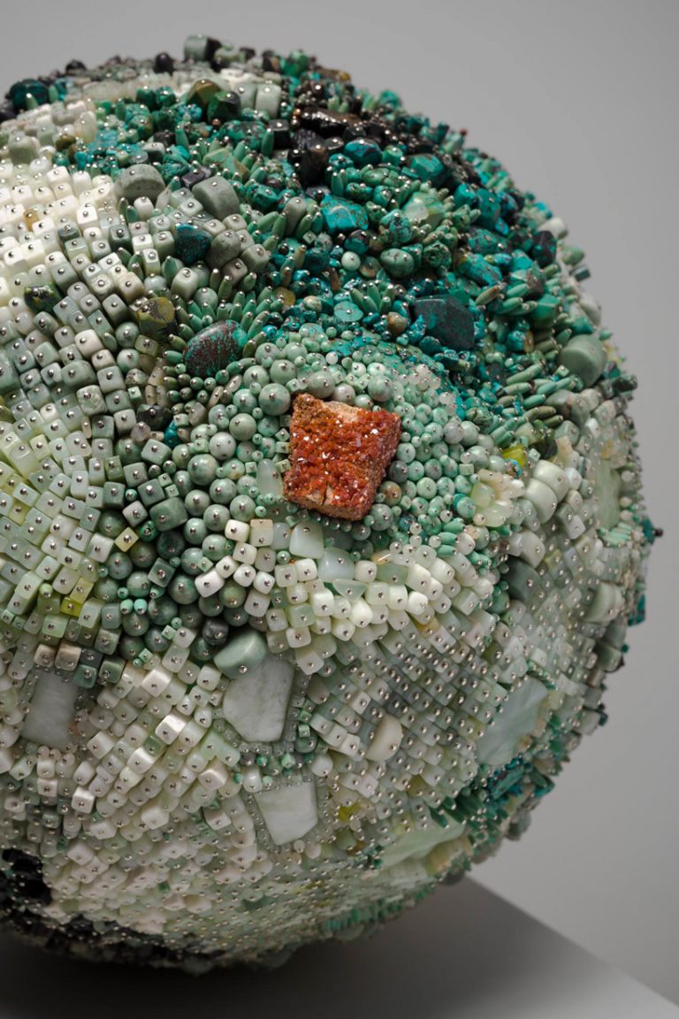 the bejeweled rotting fruit sculptures of kathleen ryan exhibited ...