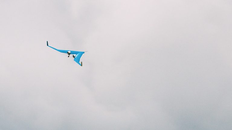 KLM & TU delft's energy-efficient flying-V aircraft model takes to the sky