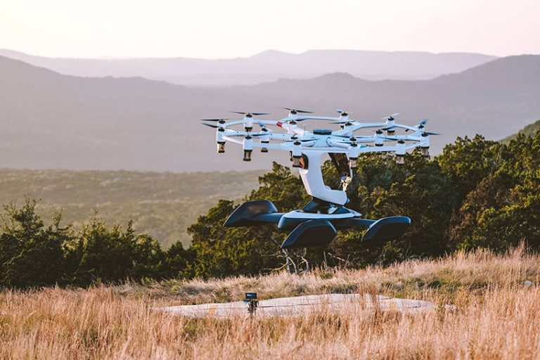 hexa by LIFT aircraft is a 18-rotor electric vertical takeoff and ...