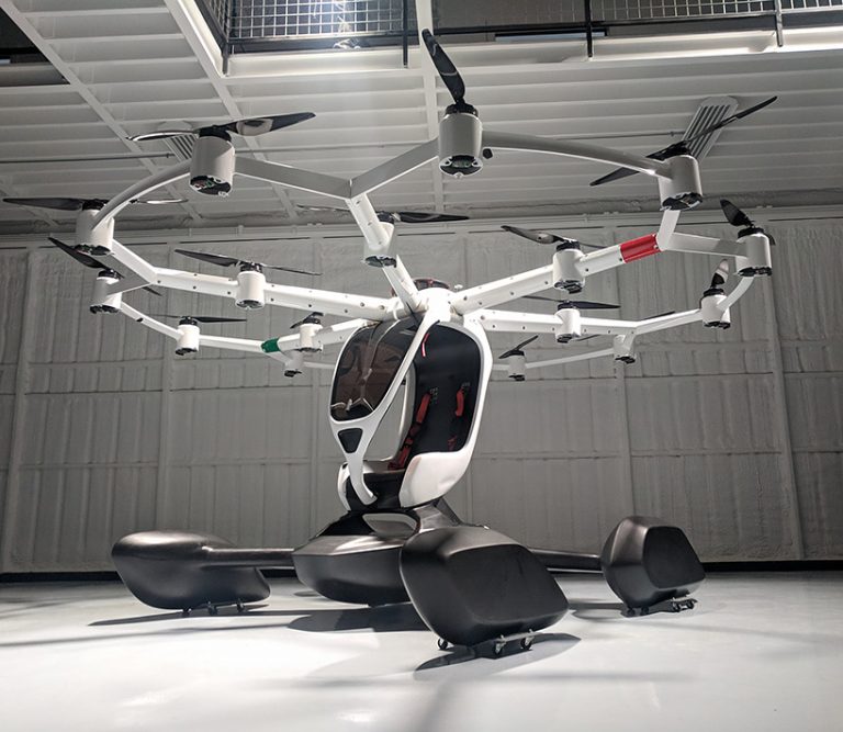 hexa by LIFT aircraft is a 18-rotor electric vertical takeoff and ...