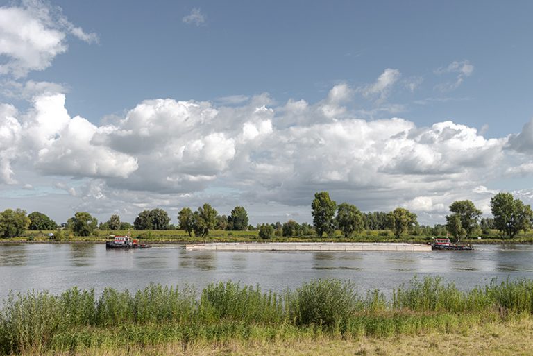 designed by powerhouse company, 'floating office rotterdam' takes shape