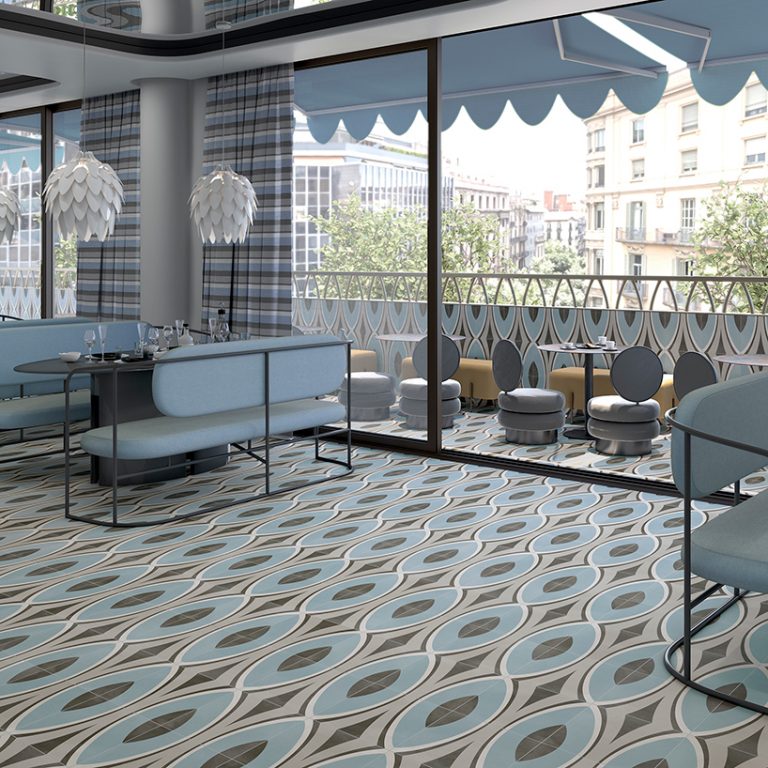 vives pop tile collection renews patterns, colors and vibes of 1960s