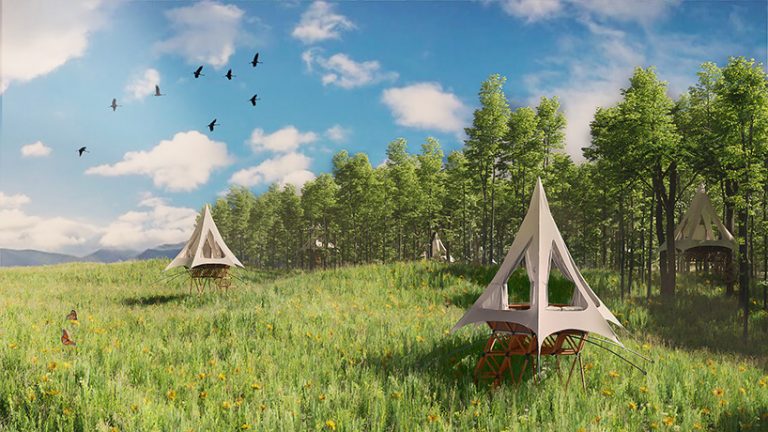 have a treehouse or a villa full of them with O2 treehouse's treewalkers