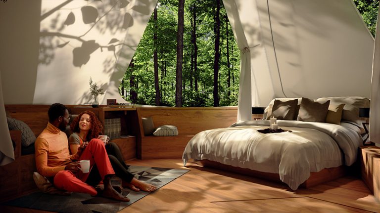 have a treehouse or a villa full of them with O2 treehouse's treewalkers