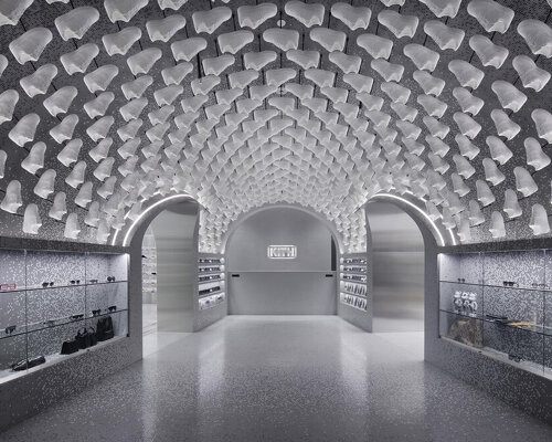 snarkitecture sculpts historic brick for library street collective gallery