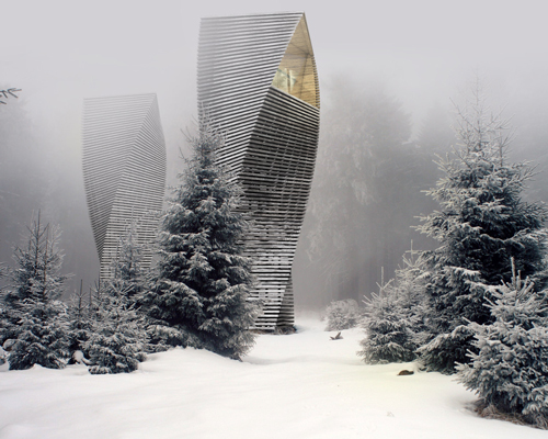 antony gibbon translates mobius strip into sculptural concrete house