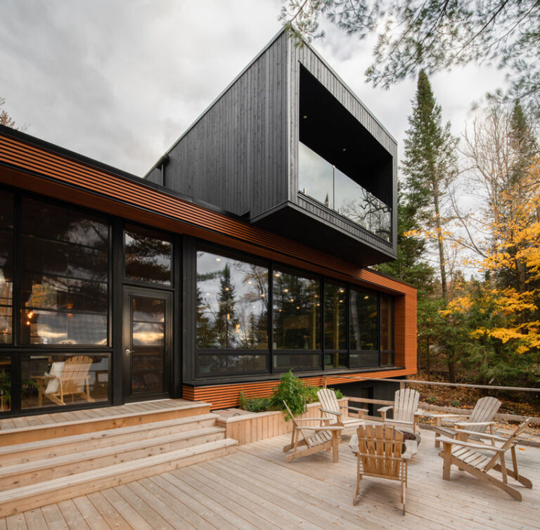 figurr architects collective stacks five prefab custom modules for ...