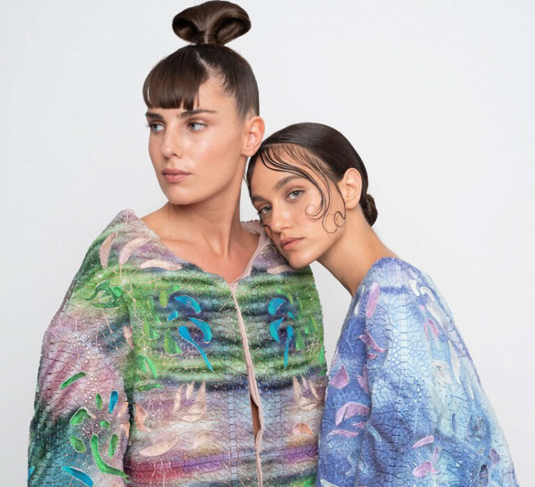 ganit goldstein combines 3D printing & embroidery to create sustainable ...