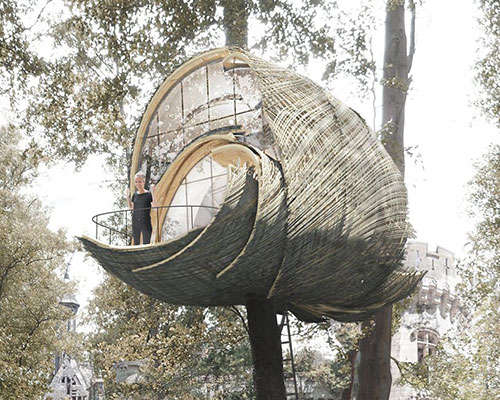 circular treehouse modules by manuel mosquera embrace forest trees in ...