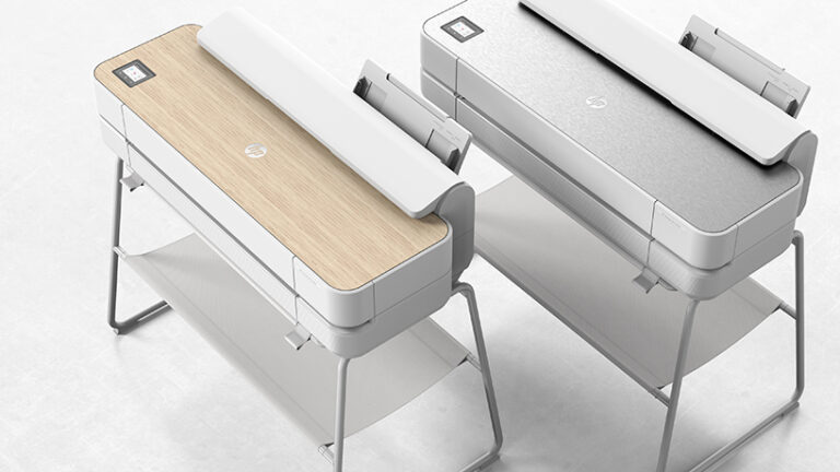 furniture that prints: HP DesignJet Studio adapts to your workspace