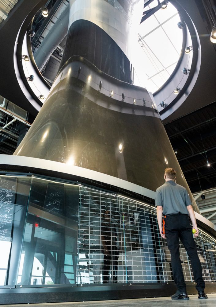 las vegas raiders' memorial torch becomes world’s tallest 3D printed ...