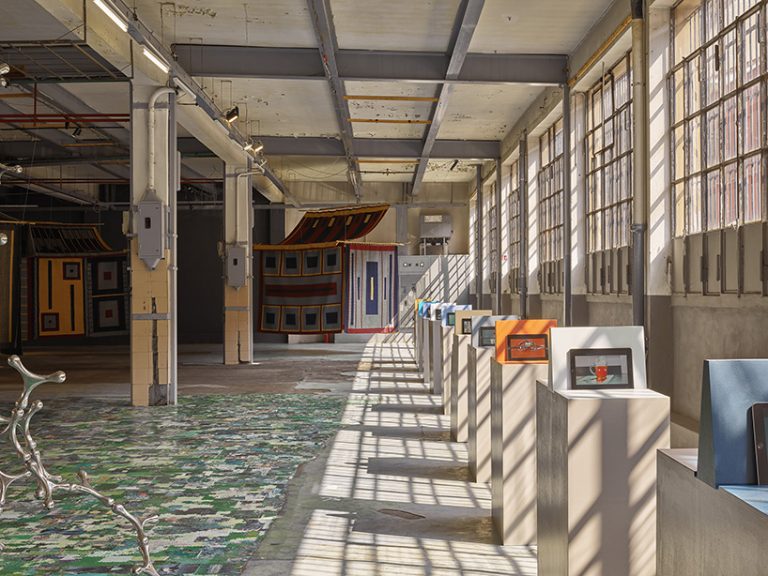 michele de lucchi presents 'many hands make one' carpet houses