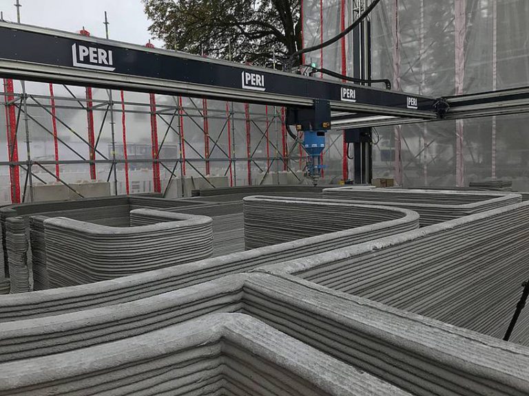 PERI builds the first 3D-printed residential building in germany