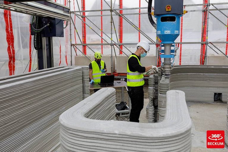 PERI builds the first 3D-printed residential building in germany