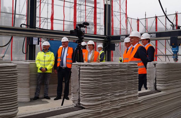 PERI builds the first 3D-printed residential building in germany