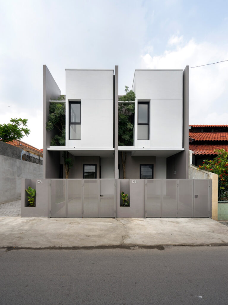 simple projects architecture designs light-filled micro housing complex ...