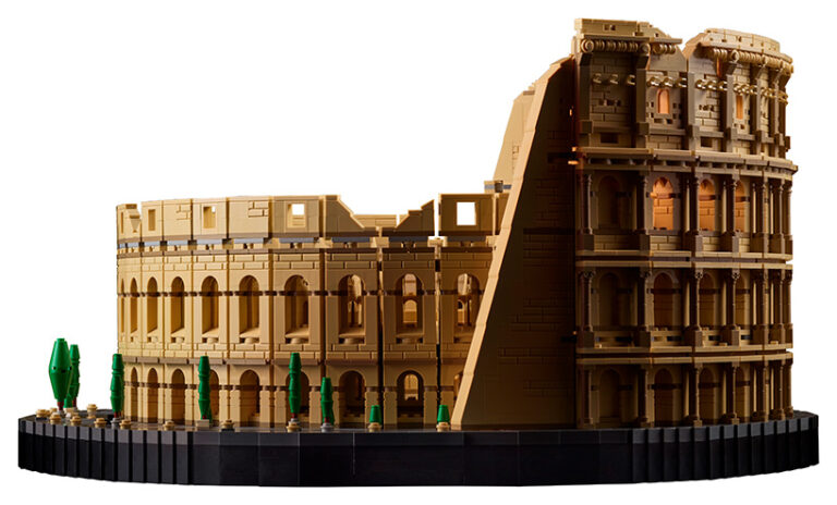 the 9,036-piece roman colosseum kit is LEGO's largest to date