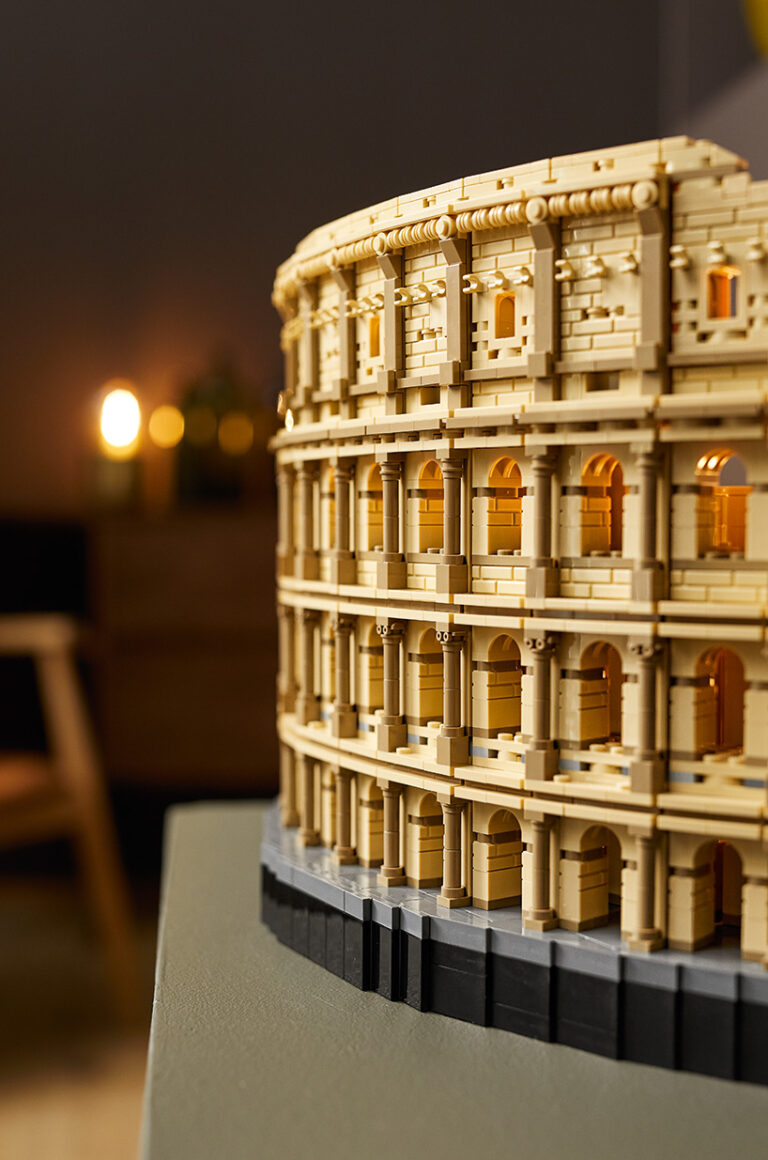 the 9,036-piece roman colosseum kit is LEGO's largest to date
