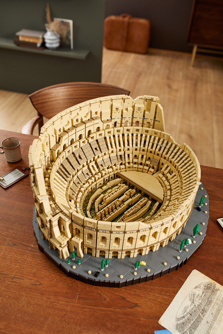 the 9,036-piece roman colosseum kit is LEGO's largest to date