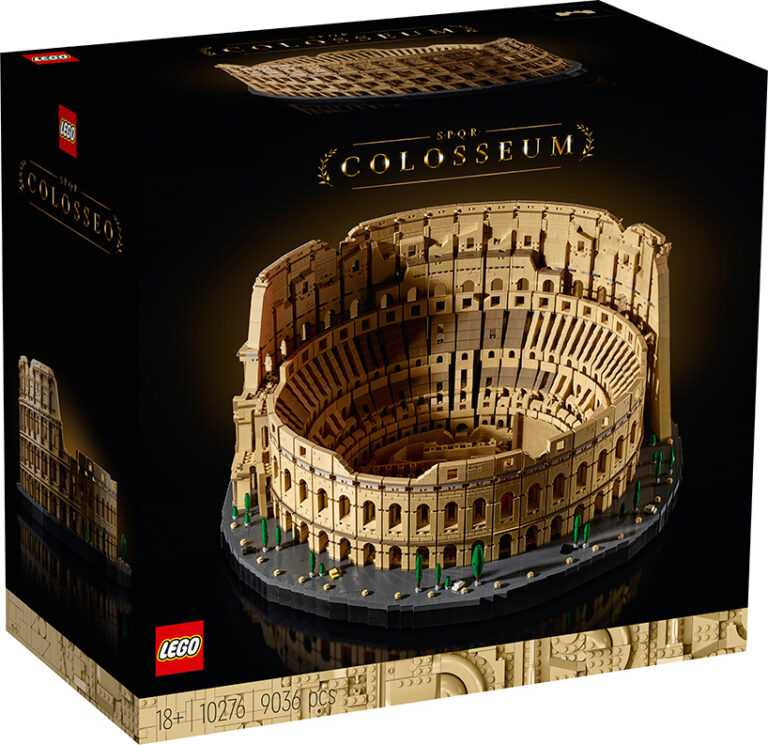 the 9,036-piece roman colosseum kit is LEGO's largest to date