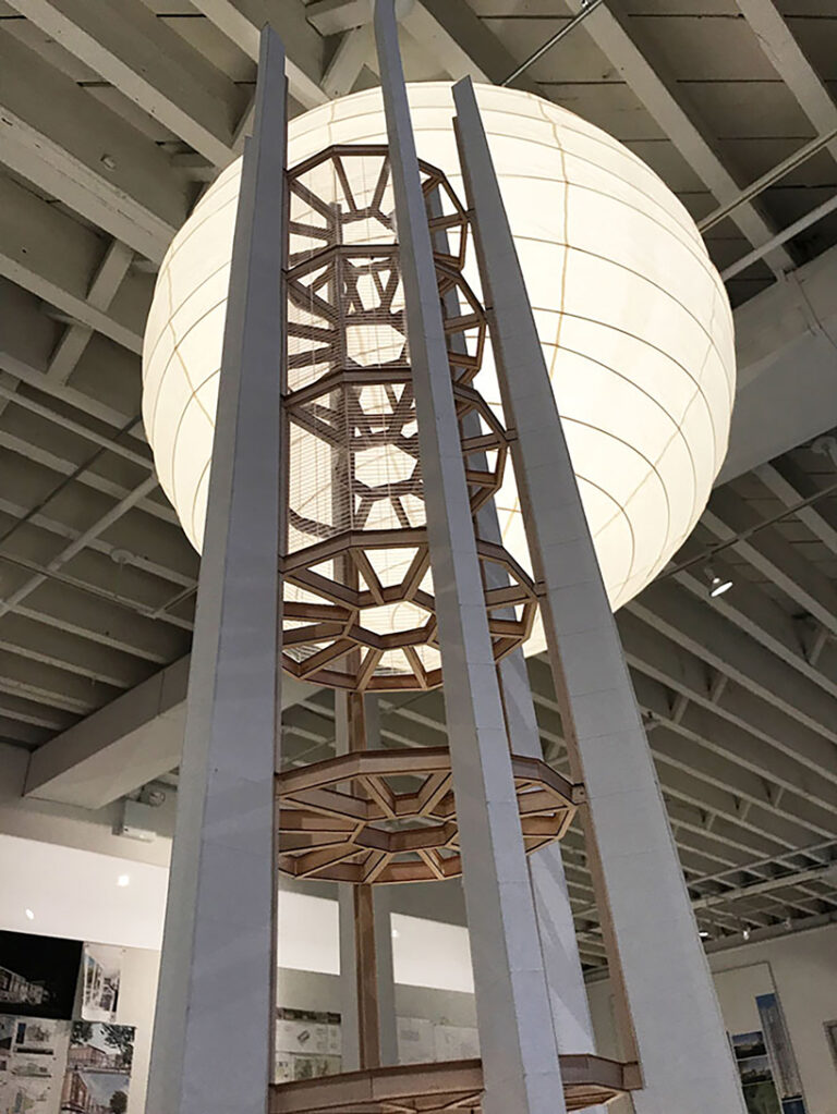 a new musical instrument towers 128 feet over indiana university