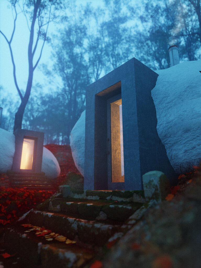 davit and mary jilavyan envision tiny 'dolmen shelter' hotels built ...