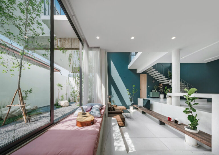 inly studio prioritizes privacy for 'the hidden' house in chiang mai ...