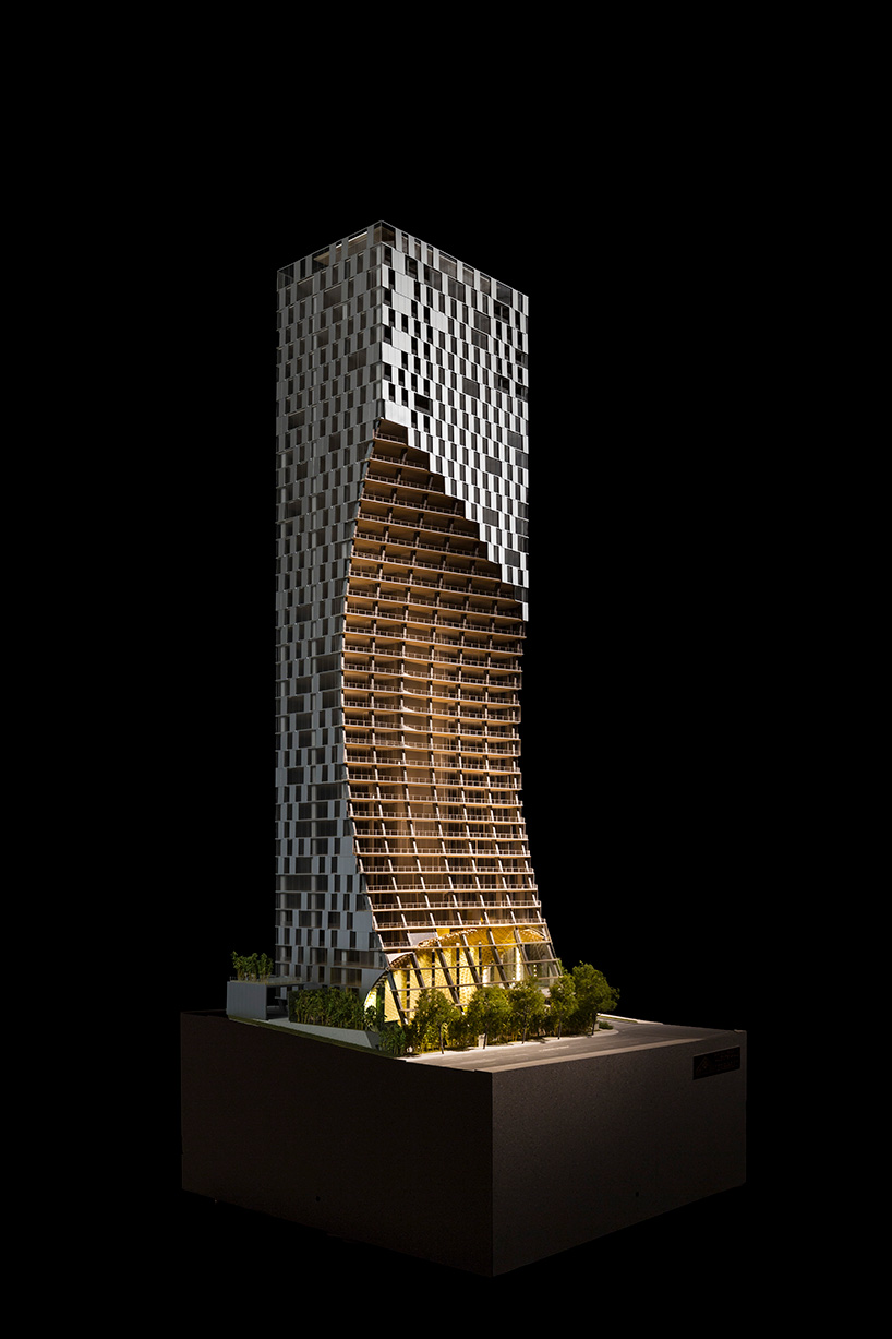 kengo kuma's 'alberni' residential tower in vancouver revealed