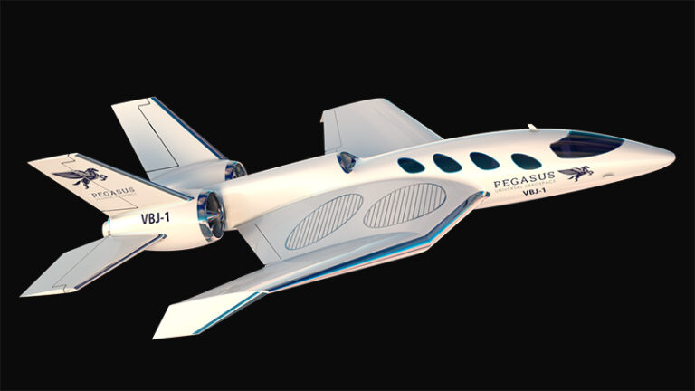 the pegasus vertical business jet blends jet performance with ...