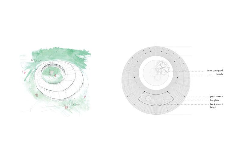 squareone plans circular pavilion with open courtyard for denmark's ...