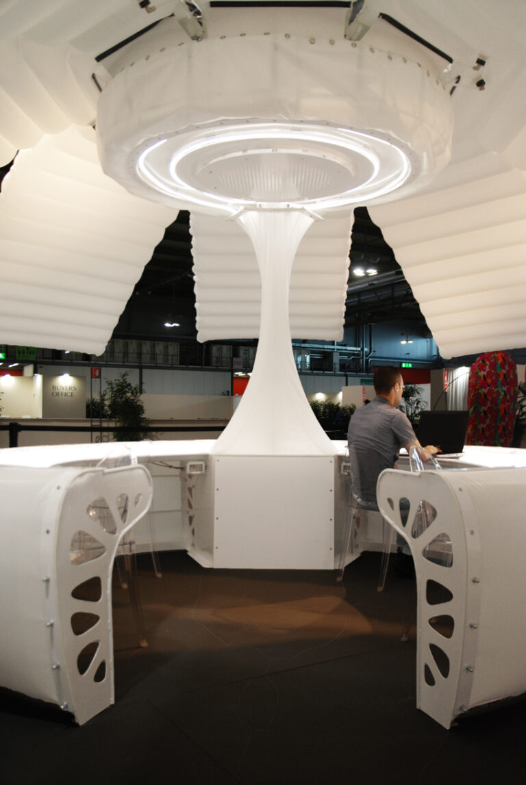 studio albaghuba designs a weather responsive coworking pod