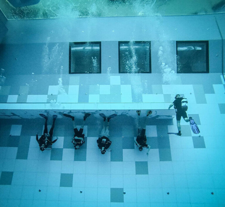 deepspot opens in poland, becoming the world's deepest diving pool