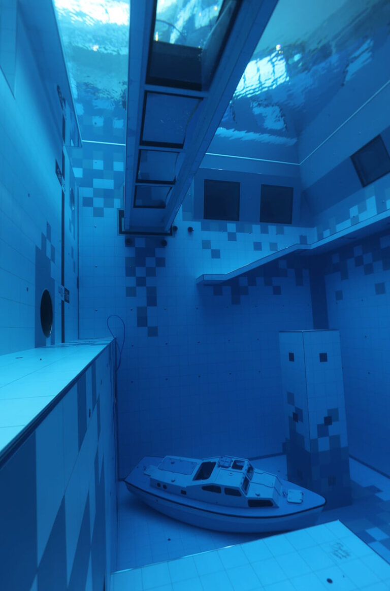 deepspot opens in poland, becoming the world's deepest diving pool